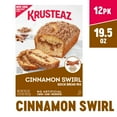 Krusteaz Cinnamon Swirl Quick Bread Mix, 19.5 oz, Box Muffin Mix (2 ...