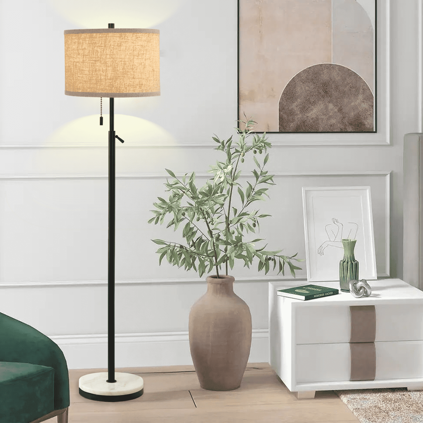 Click here for Natyswan Marble Modern Floor Lamp  Adjustable Heig... prices