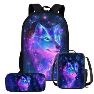 iPack Kids Black 5 Piece Backpack Set with Lunch Bag, Waterbottle ...