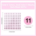 48 Sheets 4 Colors Paper Stickers DIY Handmade Scrapbook oto Albums ...