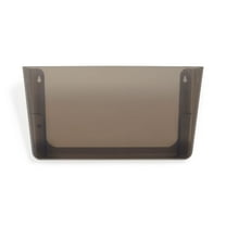 TRU RED Unbreakable 3-Pocket Plastic Letter Wall File Blk TR55344 ...