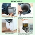 Electric Cheese Grater, Vegetable Shredder with 3 Stainless Steel ...