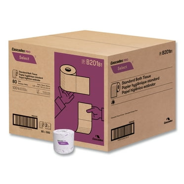 Genuine Joe, GJO2540080, 2-ply Standard Bath Tissue Rolls, 80 / Carton, White - Walmart.com