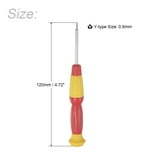 Precision Tri Point Screwdriver, 0.6mm Y Type for Watch Eyeglasses ...