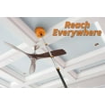 13-Foot Telescopic Pole with Cobweb Duster - 20-Foot Reach for Dusting ...
