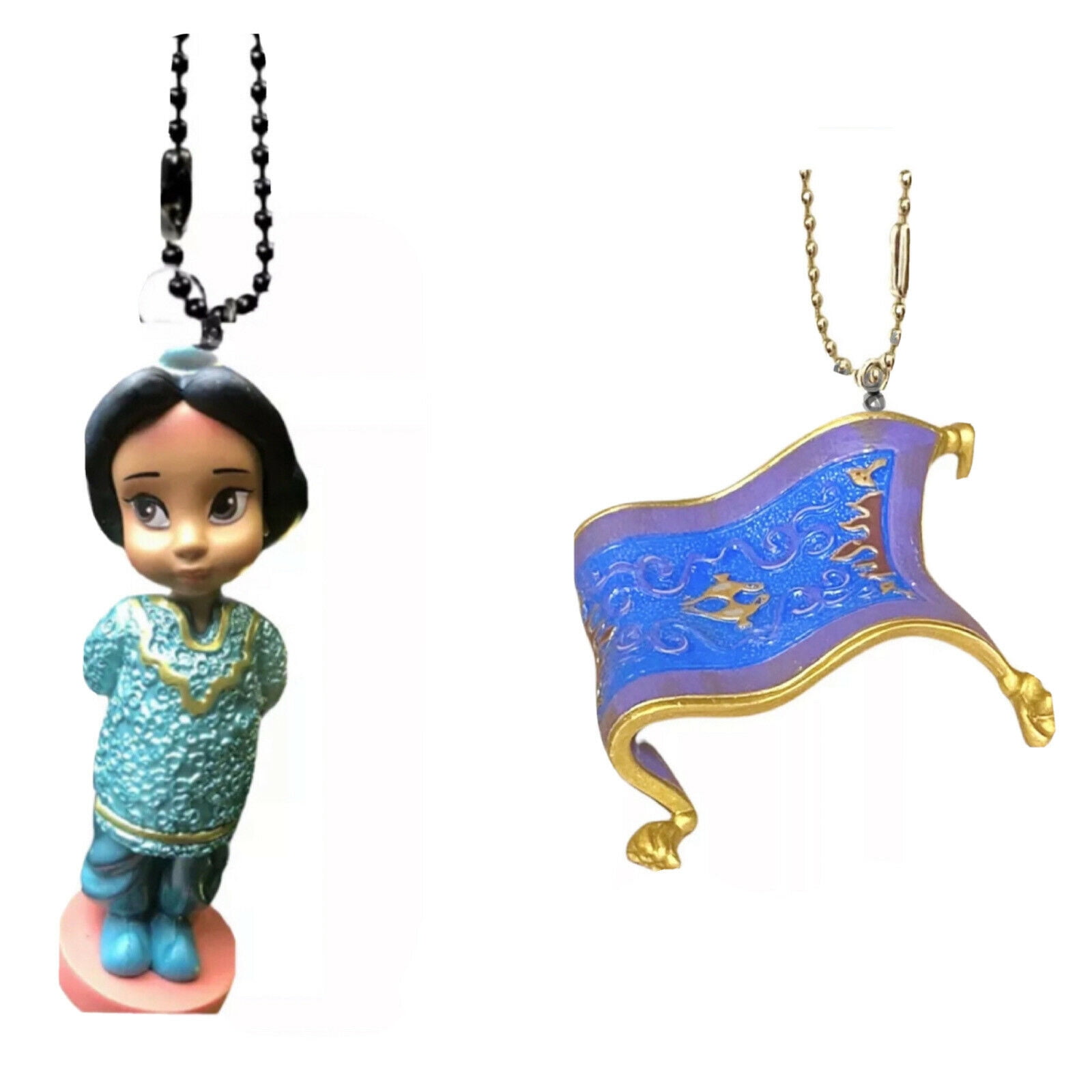 Princess Jasmine & Magic Carpet Set Toddler Baby Keychain Dangler ...