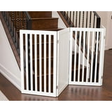 Internet's Best Indoor Large Hallway Foldable Stand Alone Puppy Gate ...