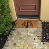 Rubber-Cal "Dirt Stopper Doormats" - 2 Coir Entry Door Mats - 18" x 30 ...