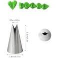 352 Leaf Piping Tip for Cake Decorating - Stainless Steel Pastry Tube ...