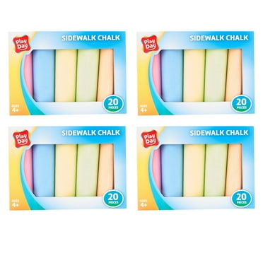 Play Day Ultimate Sidewalk Chalk Set, 80 Pieces - Walmart.com
