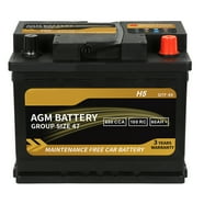 EverStart Platinum AGM Automotive Battery, Group Size H5 / LN2 / 47 12 ...