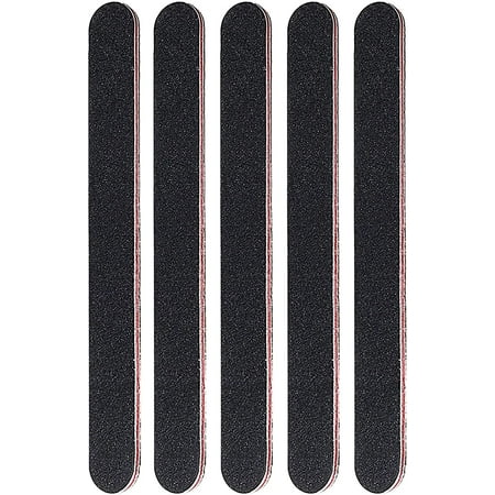 HUSERYT 5 Pack Professional Nail Files,100/180 Double Sided Nail File ...