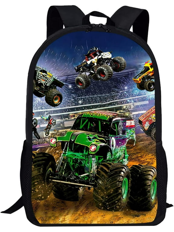 Personalized Monster Jam Grave Digger Blue Backpack - Walmart.com