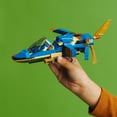 LEGO NINJAGO Jay’s Lightning Jet EVO 71784, Ninja Airplane Building Kit ...
