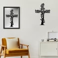 AOOOWER Decorative Hanging Wall Crosses Metal Crosses Wall Art,Metal ...