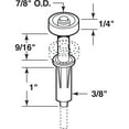 Prime-Line 7/8 in Nylon Bi-Fold Closet Door Spring-Loaded Roller Guide ...