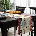 Chef Table Runner 108 Inches Long - Red Fruit Cake Hat Kitchen Gourmet ...