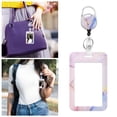 Work Card Clip with Metal Hook Stretchable Carabiner Clip Nurse Doctor ...