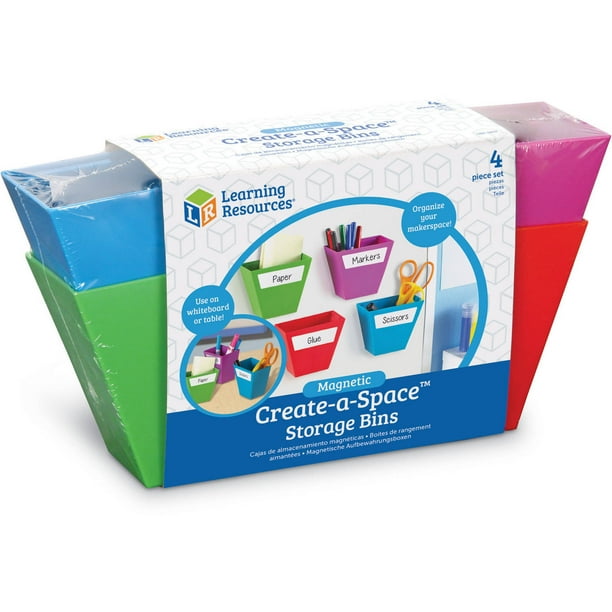 Learning Resources Create-a-Space Storage Bins - Walmart.com - Walmart.com