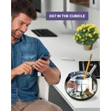 Skywin Desk Mirror Office Cubicle Accessories - 8" Small Mirror for ...