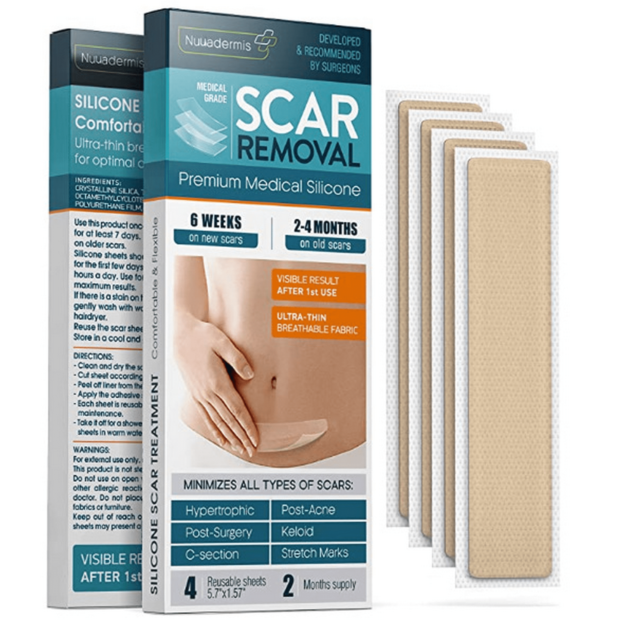 Click here for Mistaha Silicone Scar Sheets  Strips  Tape - Keloi... prices
