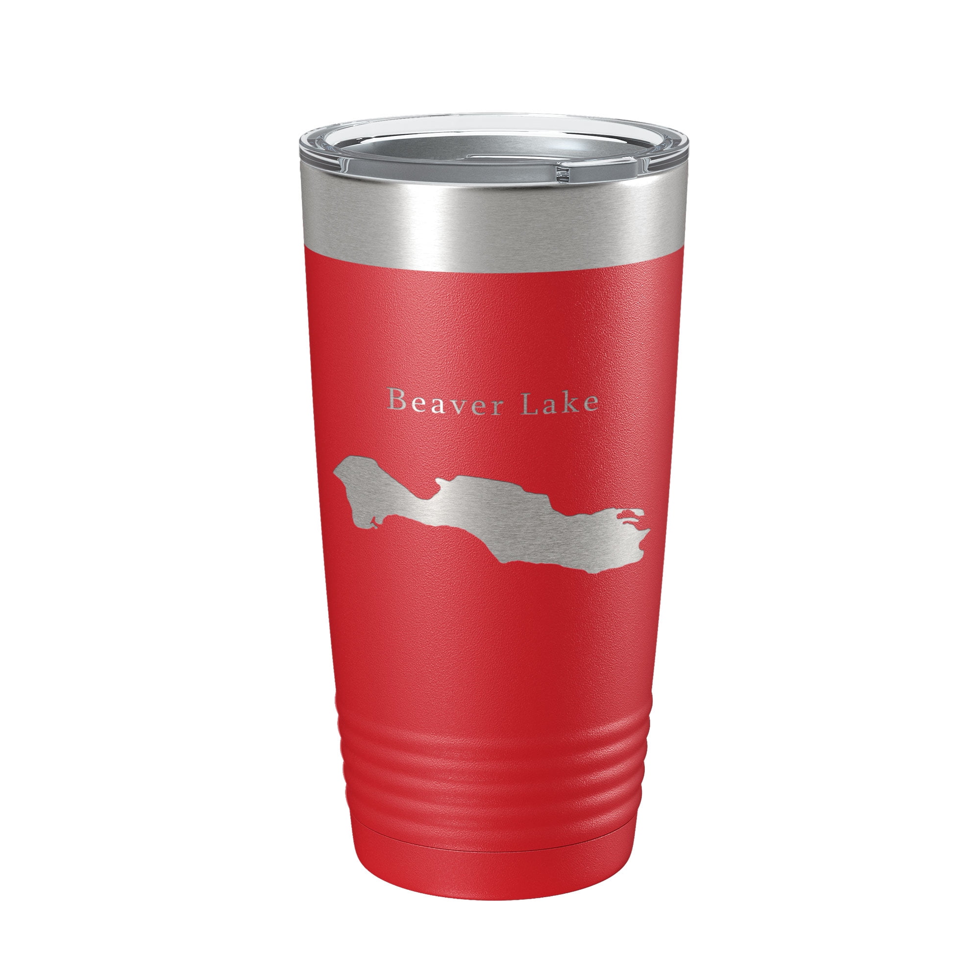 Beaver Lake Map Tumbler Travel Mug Insulated Laser Engraved Coffee Cup ...