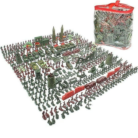 Army Base Playset Toy 4cm-5cm Soldier Army Men Action Figures Kids Toy ...