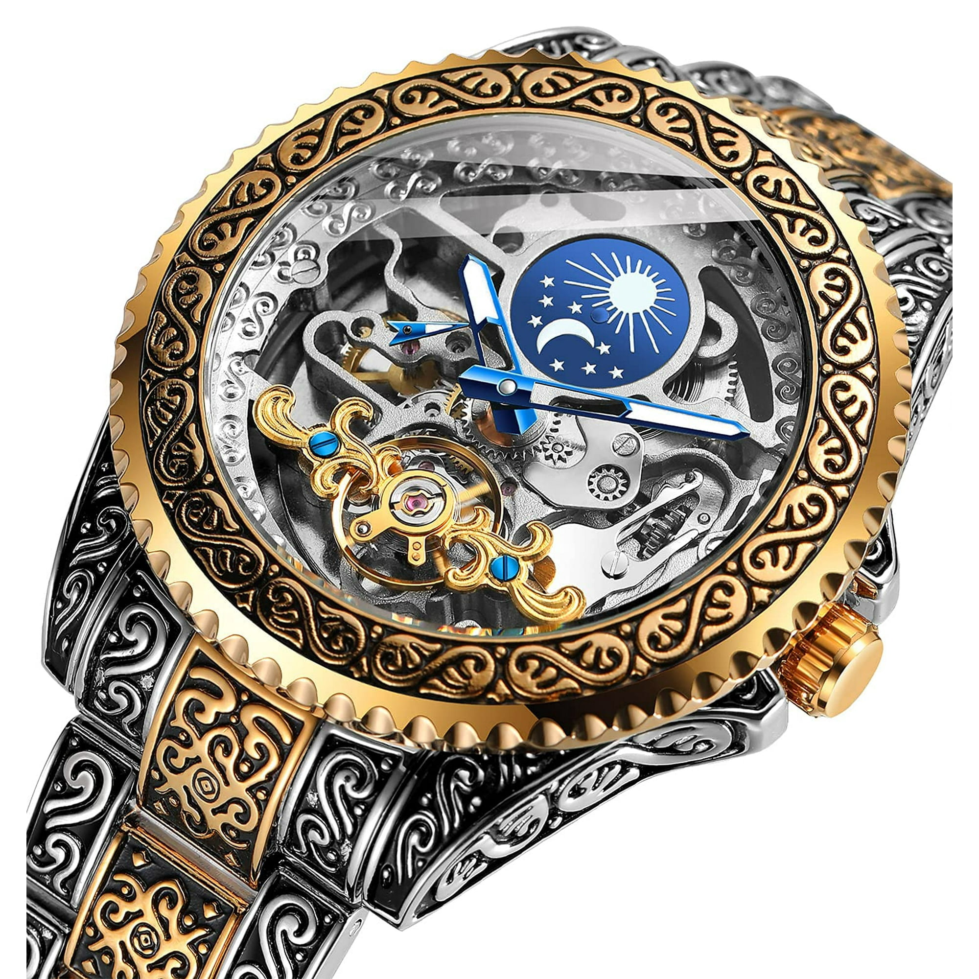 Click here for Mistaha Forsining Hollow Carved Retro Automatic Me... prices