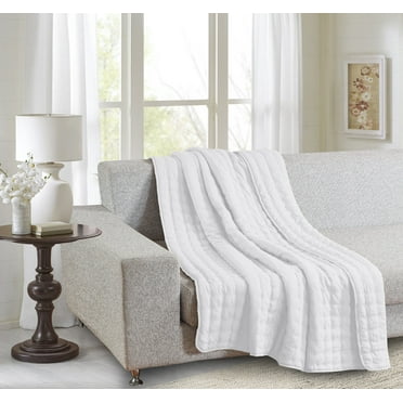 Harper Lane Ruse Cross Stitch Throw Tan - Walmart.com