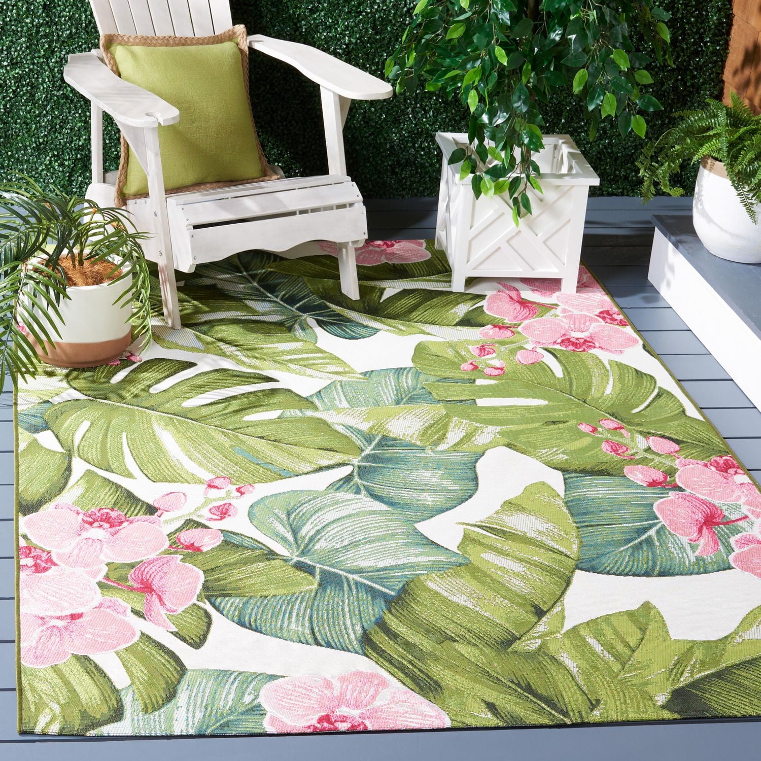 Click here for Safavieh Barbados Evan Botanical Indoor/Outdoor Ar... prices