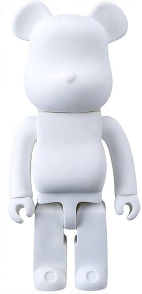 Bearbrick figura bloques de construcción oso blanco/negro crudo embrión ...