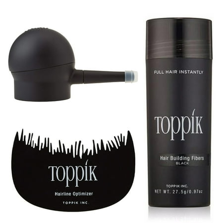 Toppik Building Fibers ToolKit, Fibers + Spray Applicator+Hairline ...