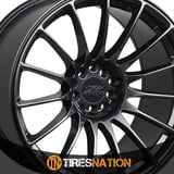 XXR 550 18 Hyperblack Wheel / Rim 5x100 & 5x4.5 with a 36mm Offset and ...