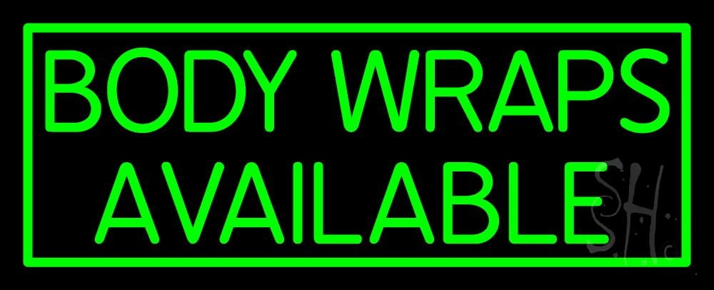 Body Wraps Available LED Neon Sign 13 x 32 - inches, Black Square Cut ...