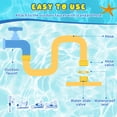 40FT Double Water Slides with 2 Bodyboards, Extra Long Lawn Water ...