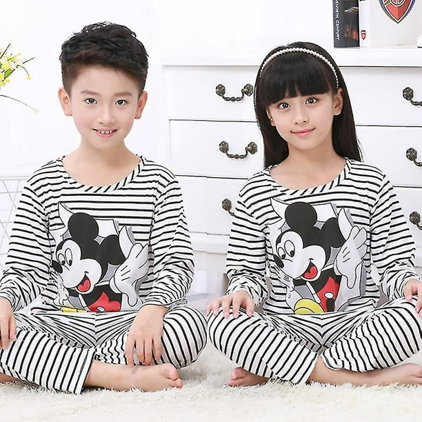 Cartoon Pyjamas Set Kids Girl Boy Long Pajamas Pjs Sleepwear ...