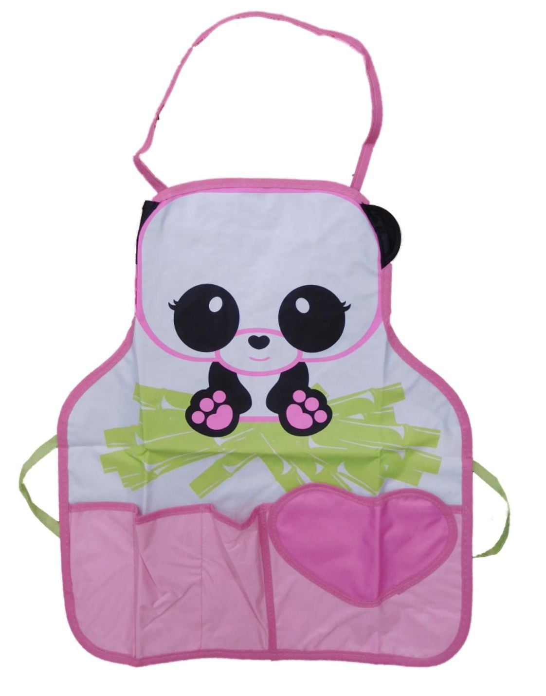 Childs Cute Panda Bear Bib Style Apron - Kids Cooking - Walmart.com