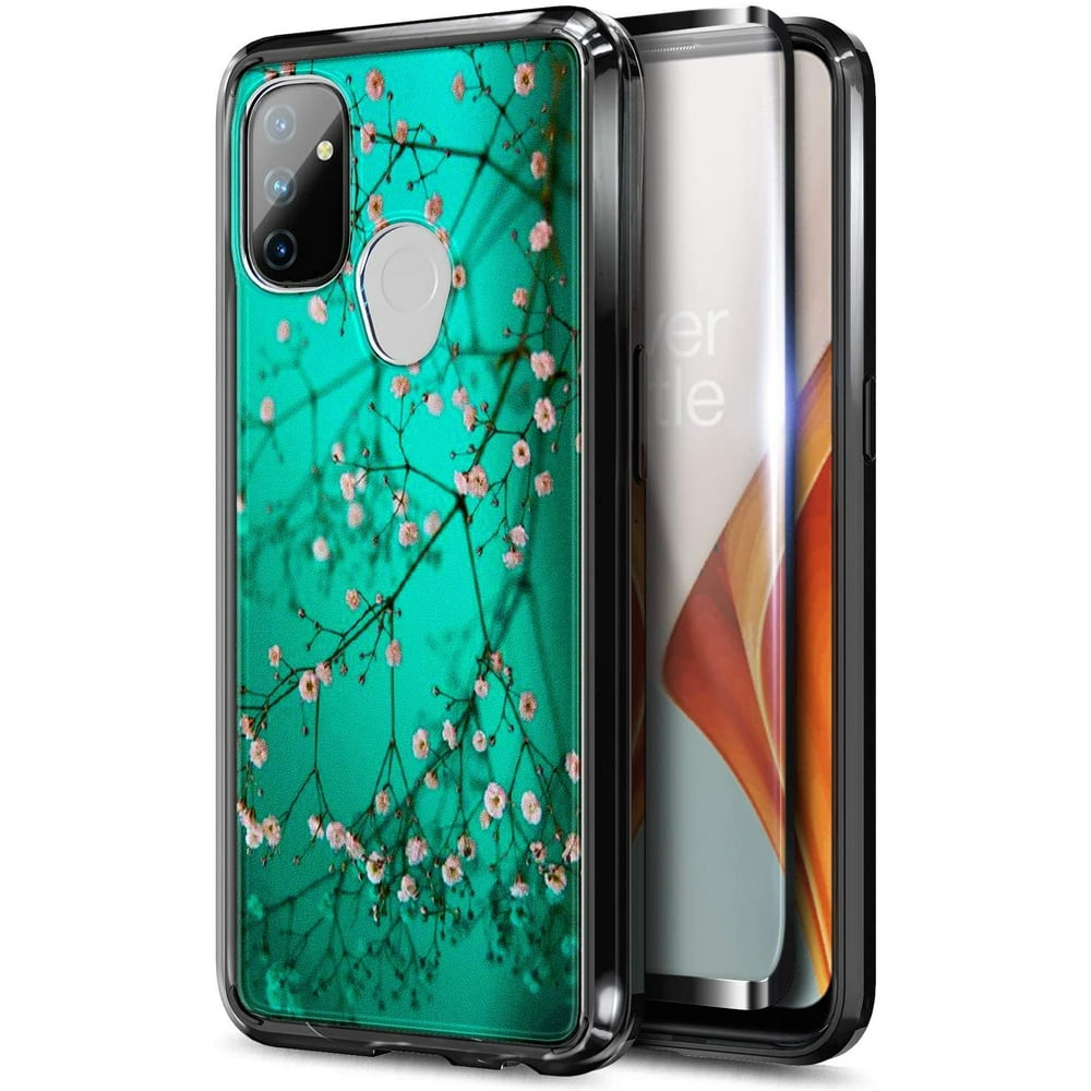 OnePlus Nord N100 Case with Tempered Glass Screen Protector (Full ...