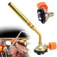 Metal Handle Turbo Torch Head, Multi-Purpose Blowtorch fuel by Propane ...