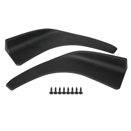 Front Deflector Bumper Lip Spoiler Bumper Splitter Fins 1 Pair Of ...