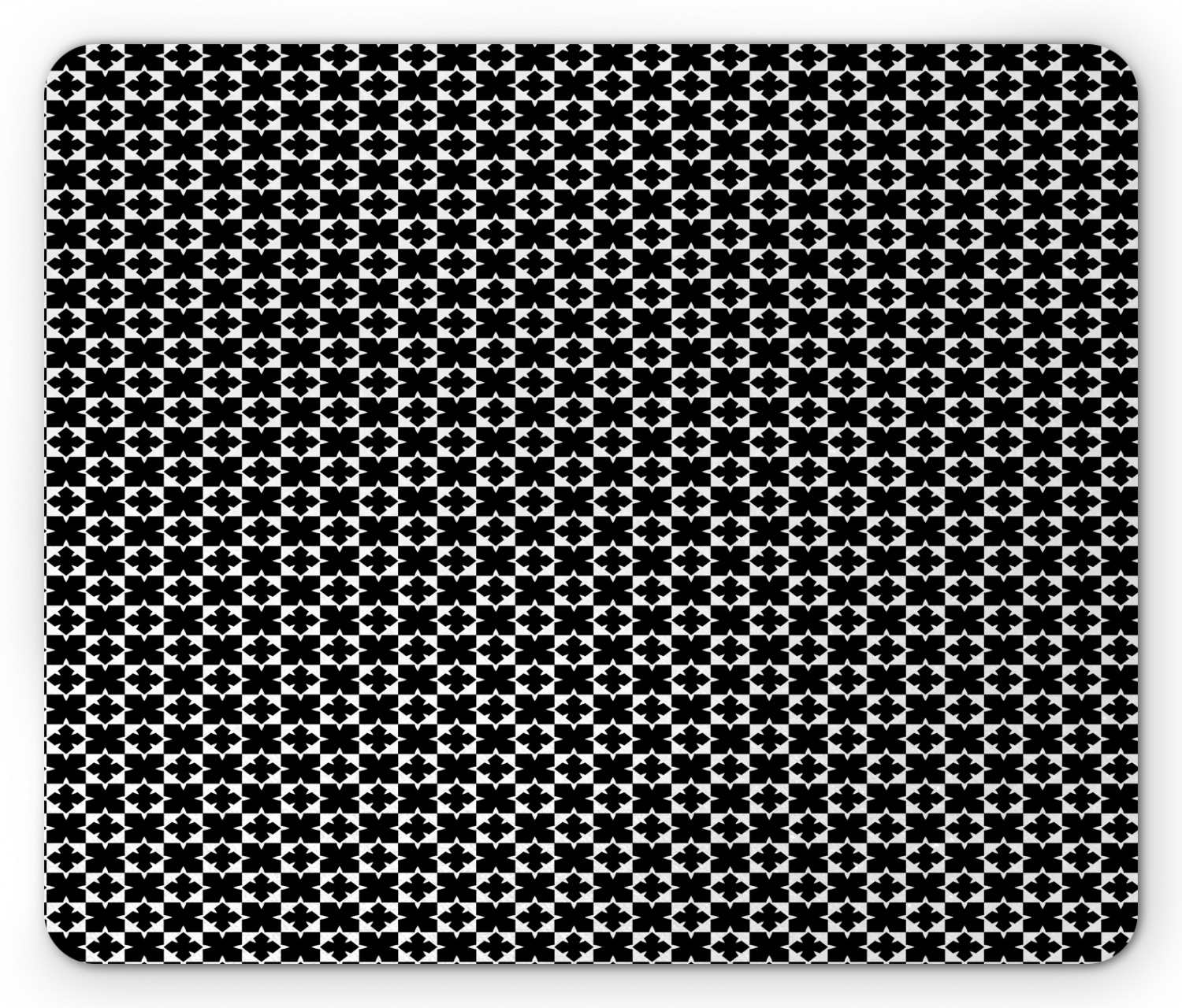 Abstract Mouse Pad, Geometric Aspect with Squares and Triangles Crosses ...