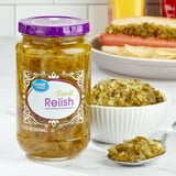 Great Value Sweet Relish 8 oz, Sweet and Tangy Spread for Hotdogs ...