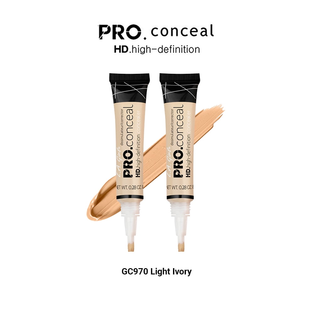 LA Girl Pro Conceal HD Concealer ( Pack Of 2 ) Light Ivory GC970 ...