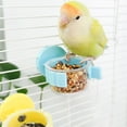 2pcs Bird Cage Feeder Sturdy Bird Bowls With Clips Clear Water Cups For ...