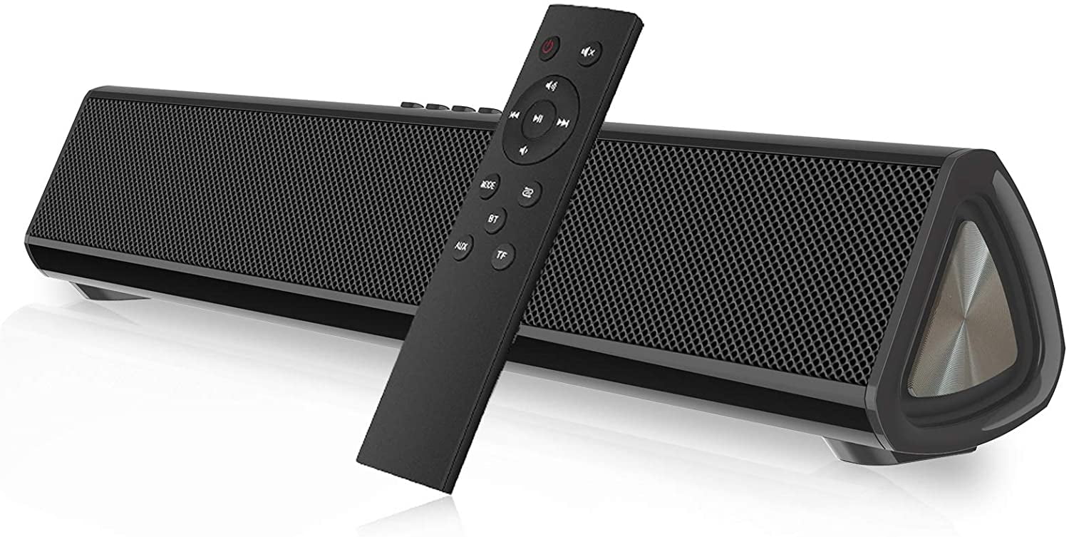 Sound Bar for TV, Bluetooth 5.0 Wireless & Wired 15.7 Inch Soundbar ...