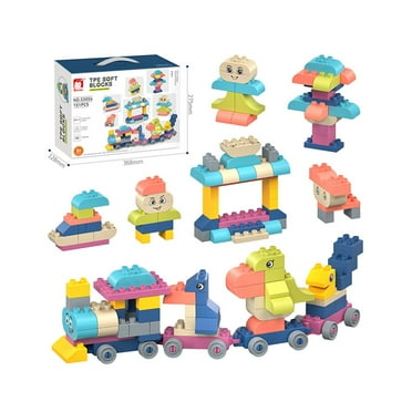 Large Foam Rubber Building Blocks. Ibrick Max 40 (30+10) Pieces ...