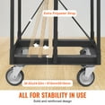 KFFKFF Drywall Trolley, 1500 LBS Capacity, Features 36.02" x 24.02 ...