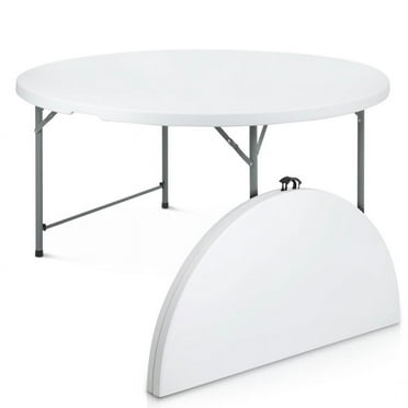 Free Shipping! Magshion 5.5FT Round Folding Table, Heavy Duty Plastic ...