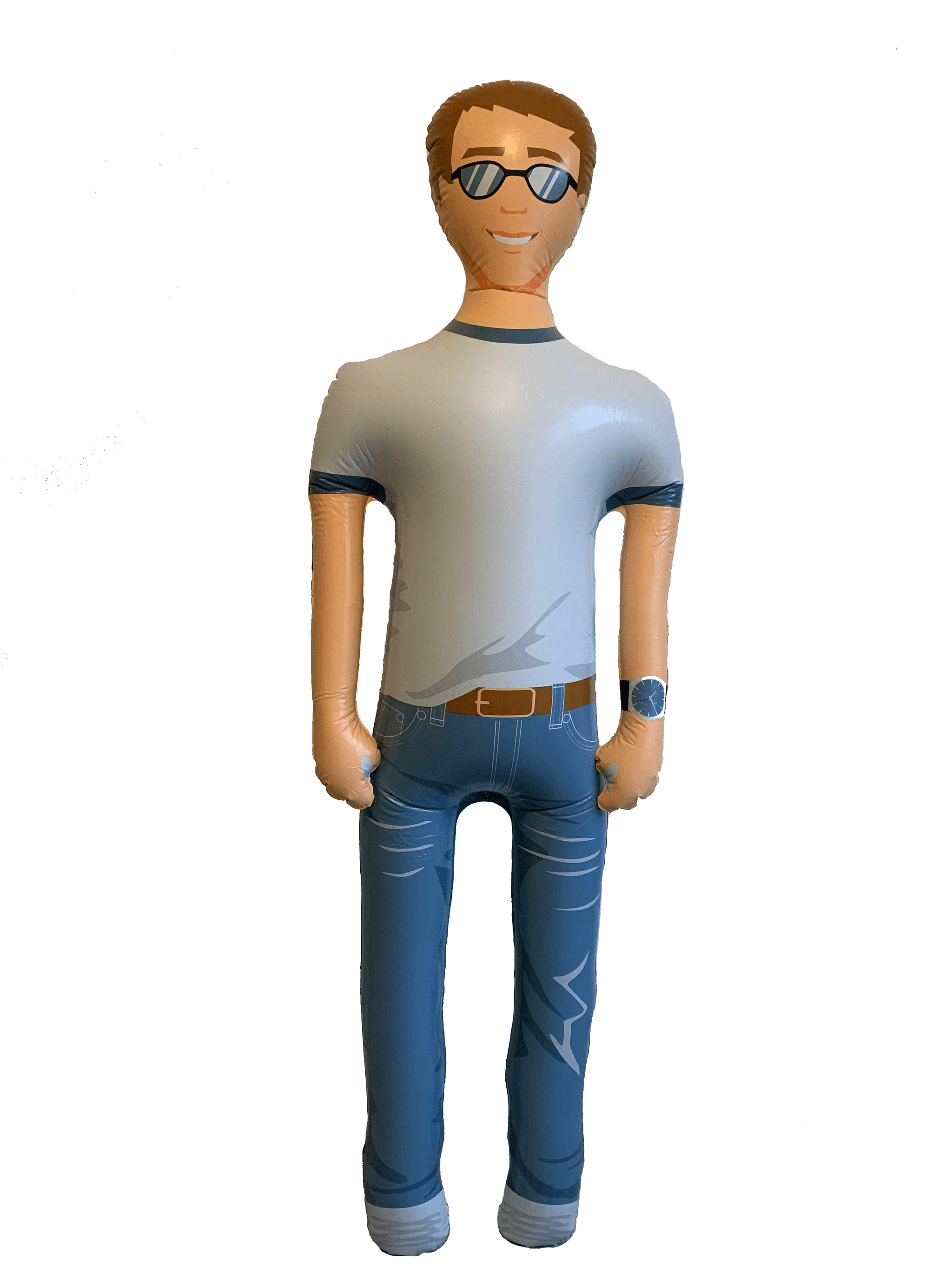 Man Akin: Inflatable Talking Boyfriend Husband, Funny Gifts for Women ...