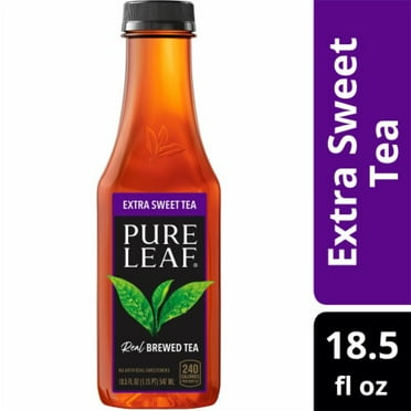 Pure Leaf Extra Sweet Real Brewed Black Iced Tea, 18.5 fl oz, 12 Pack ...